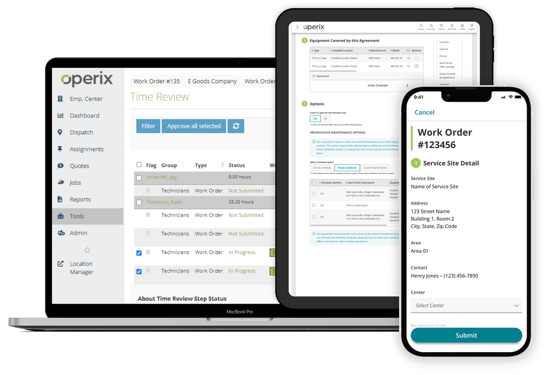 Field Service Software for Commercial HVAC - Operix